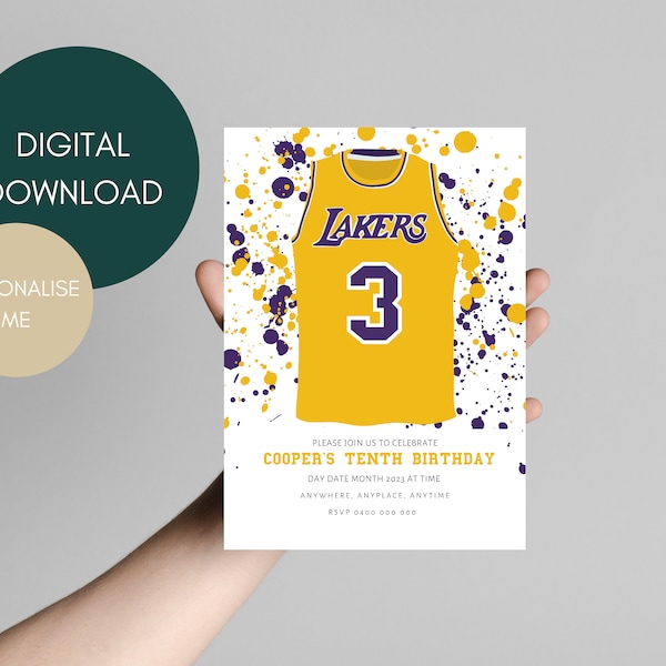 Lakers Party - Etsy