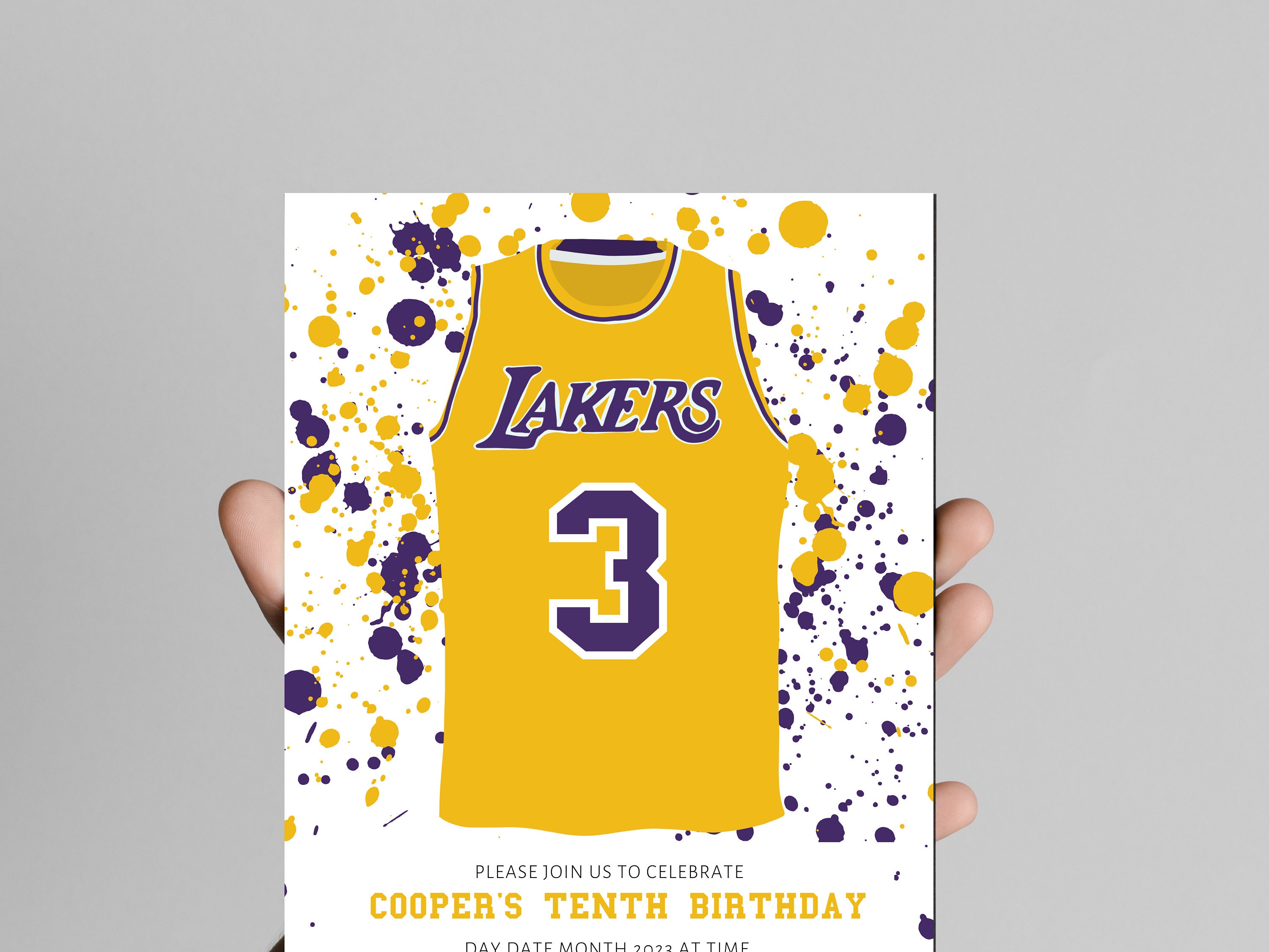 Basketball Birthday Invitation NBA Birthday Party Basketball Party ...