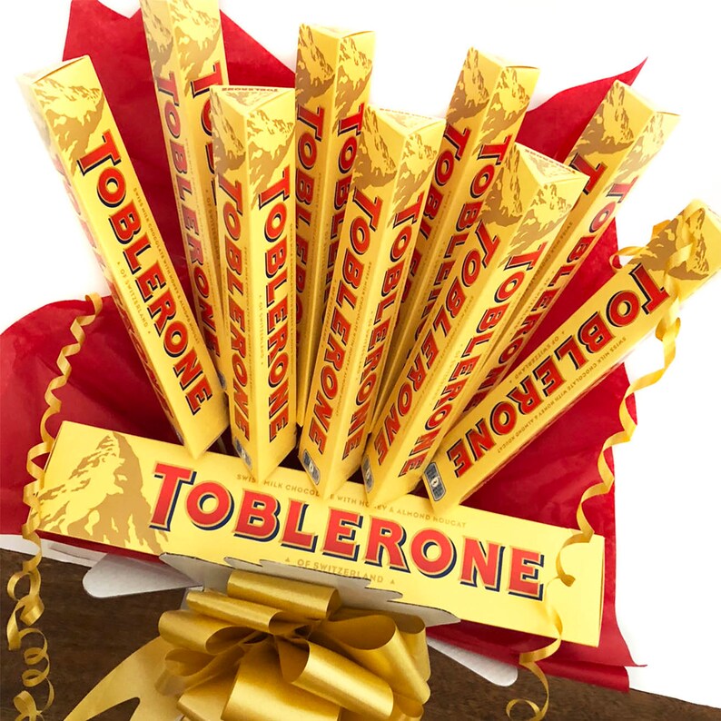 Toblerone Chocolate Bouquet - Etsy