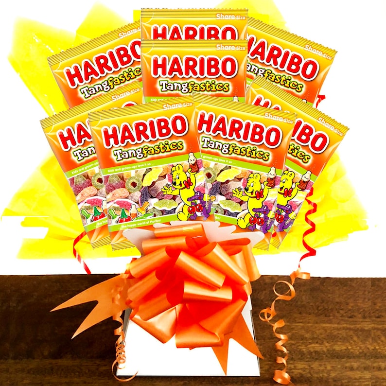 Haribo Tangfastics Sweets Bouquet - Etsy