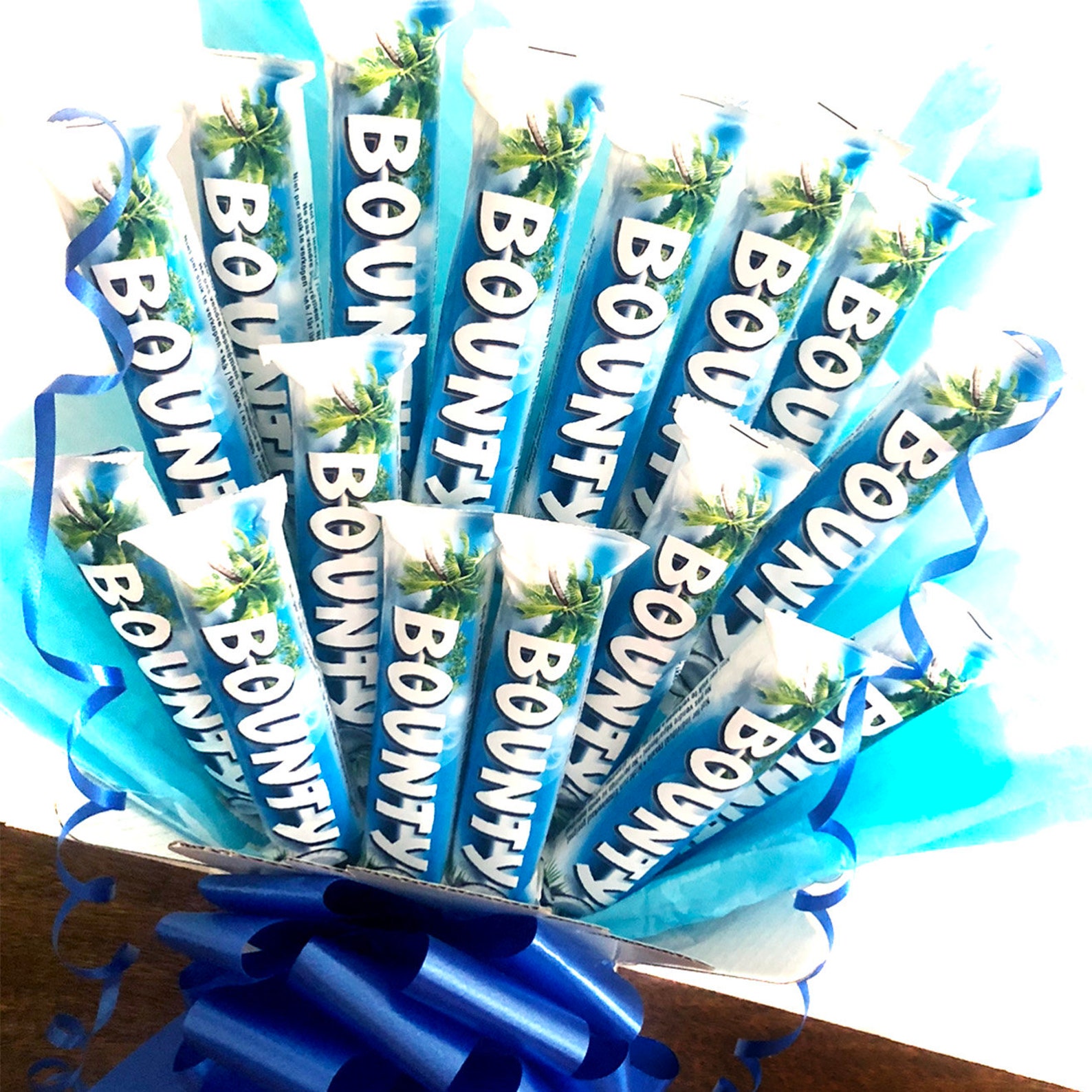 Bounty Chocolate Bouquet - Etsy UK