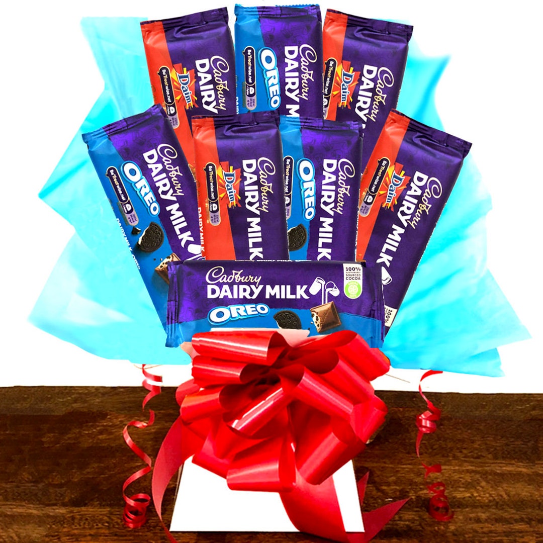 Cadbury Dairy Milk Oreo & Daim Chocolate Bars Bouquet - Etsy