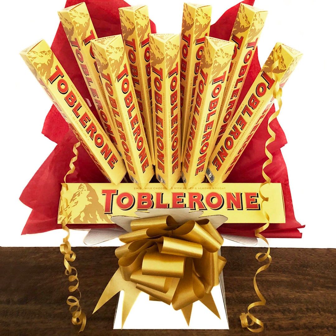 Toblerone Chocolate Bouquet - Etsy