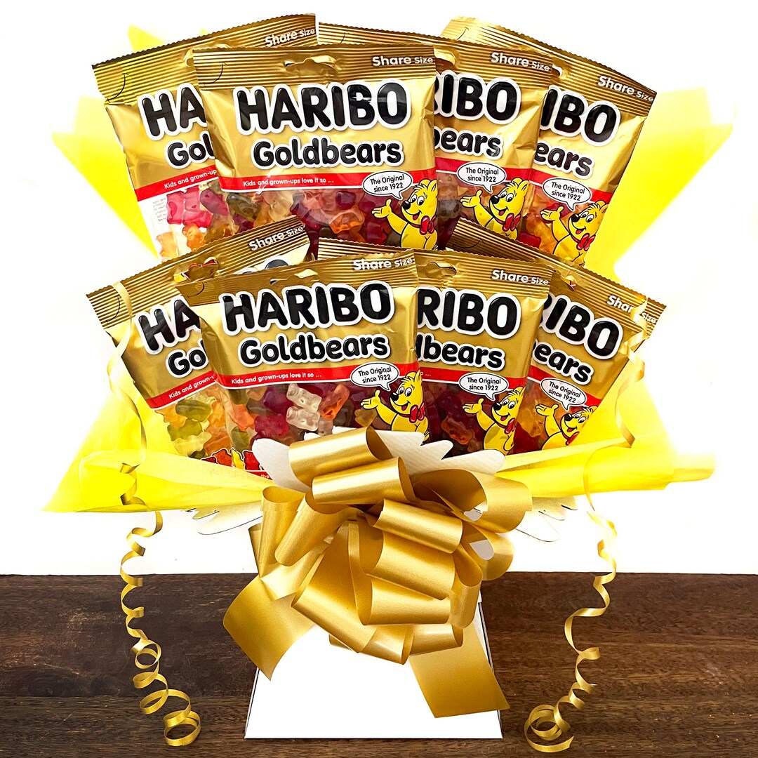 Haribo Goldbears Sweets Bouquet - Etsy