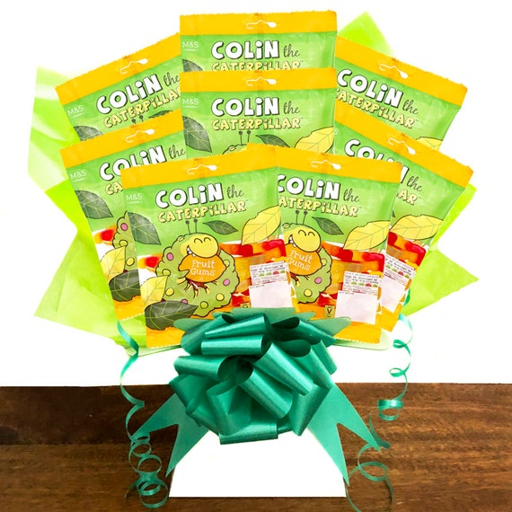 Colin the Caterpillar Sweets Bouquet - Etsy UK