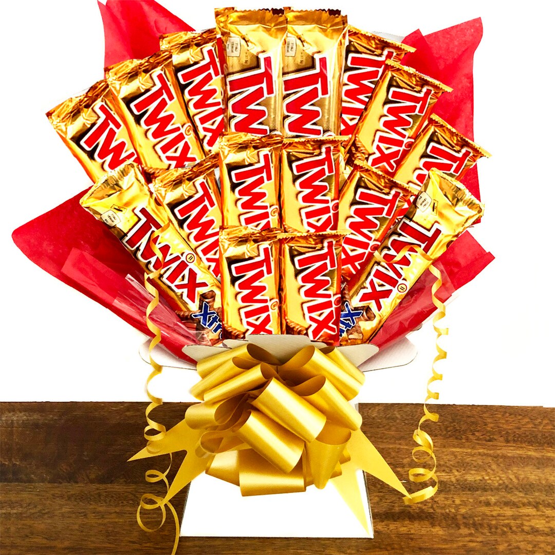 Twix Chocolate Bouquet - Etsy UK