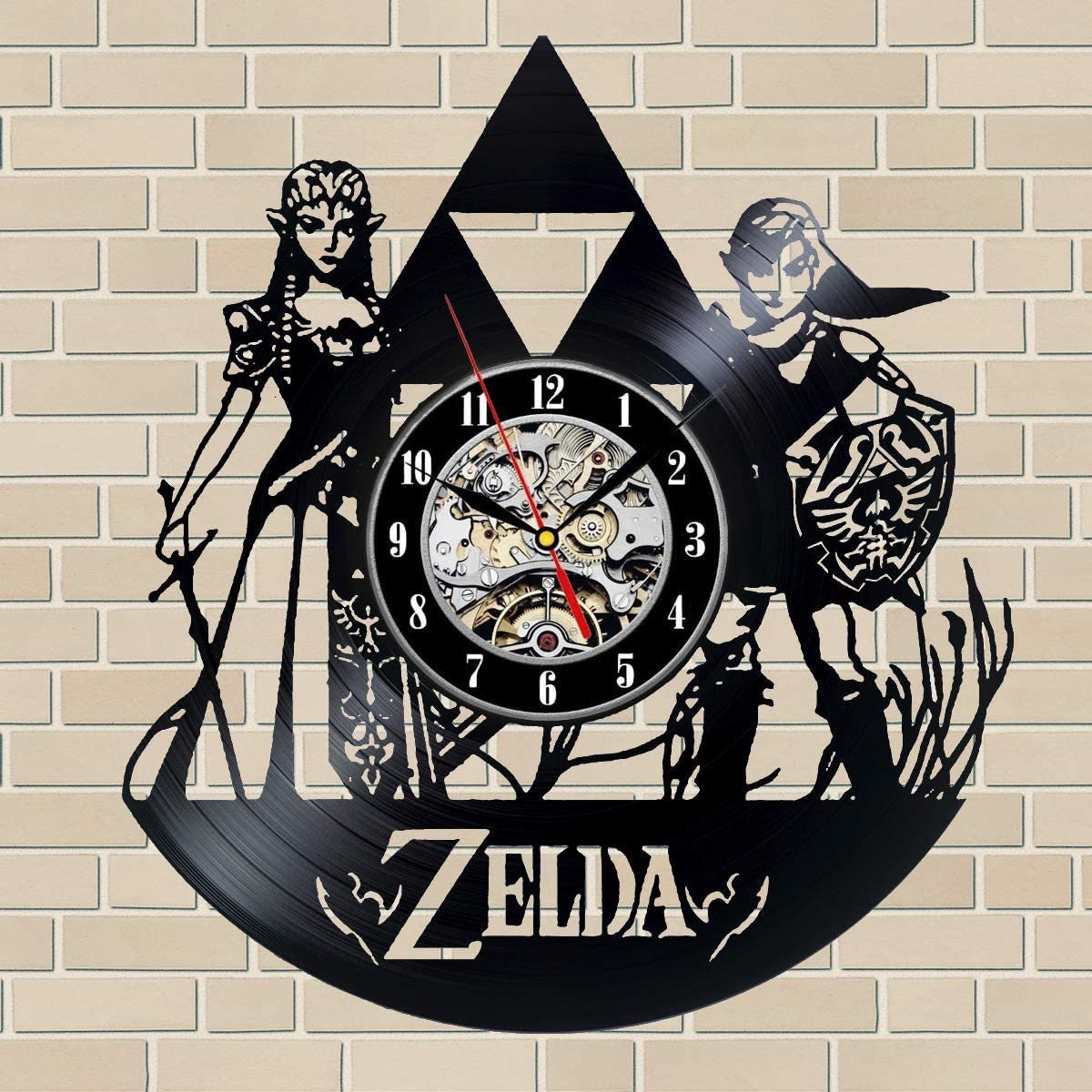 Princess Zelda Vinyl Record Wall Clock Zelda Decor for - Etsy