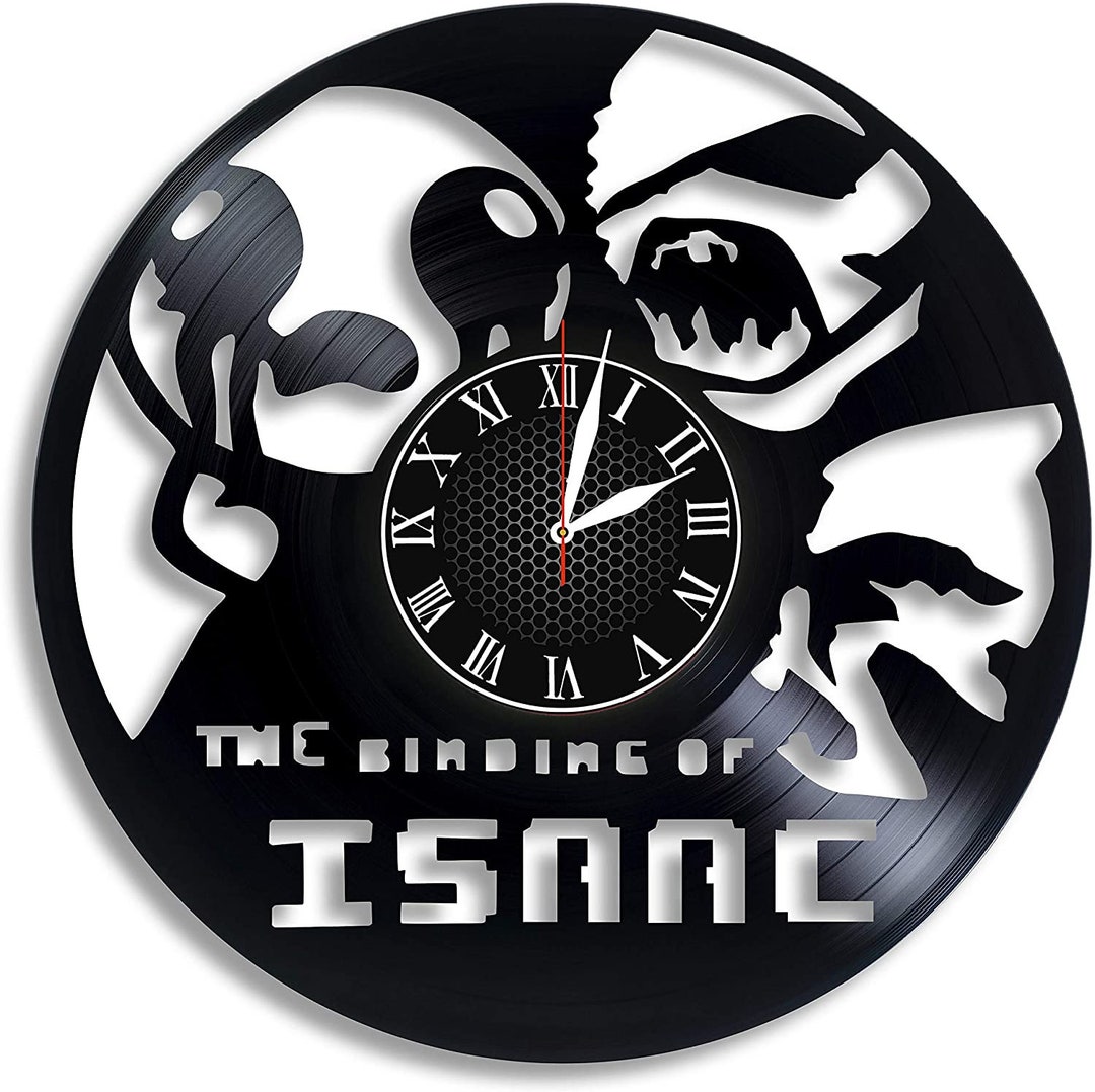 The Binding of Isaac Vinyl Video Game Record Wall Clock, the Binding of ...