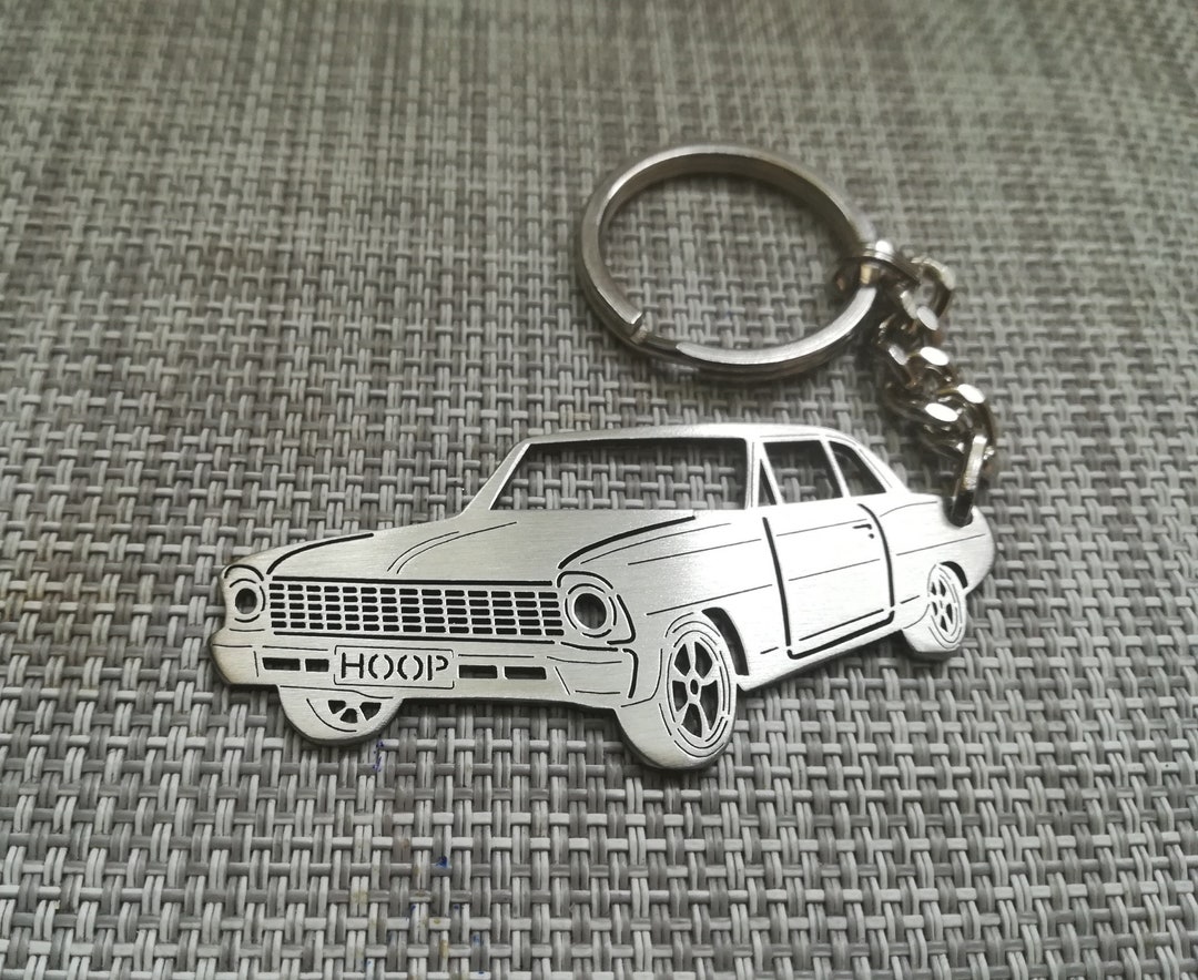 Nova 2 1966 Custom Keychain, Personalized Keyring, Stainless Steel ...