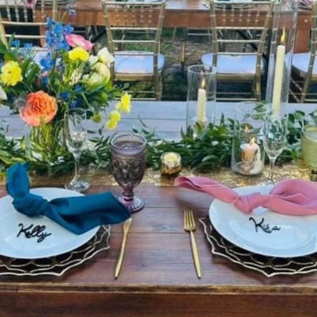 Wedding Place Cards for Table Decoration, Handmade Wedding Place Card ...