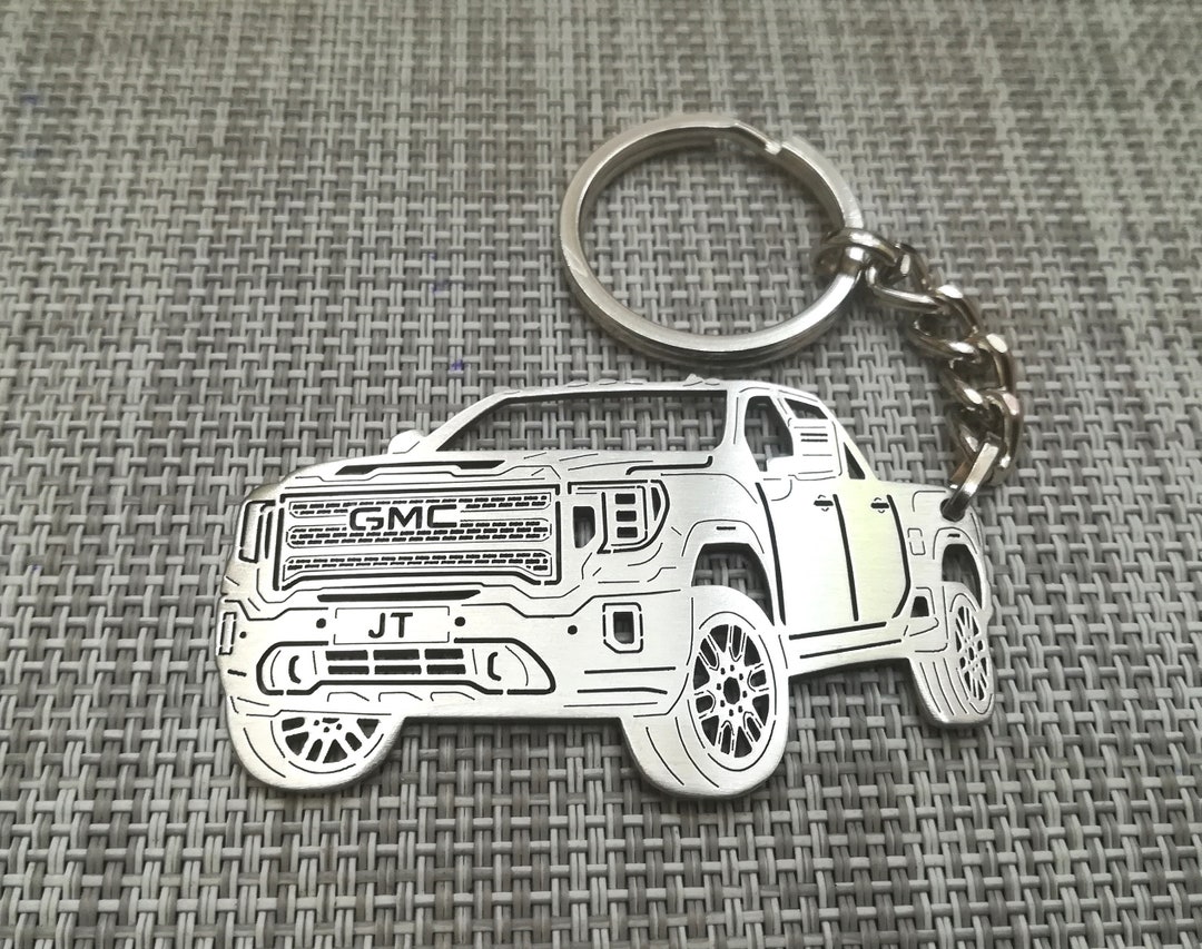 2021 SIERRA DENALI 3500 Custom Keychain, Personalized Keyring ...