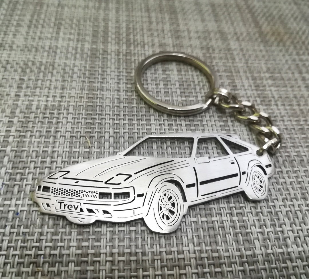 Supra 1985 Custom Keychain, Personalized Keyring, Stainless Steel ...
