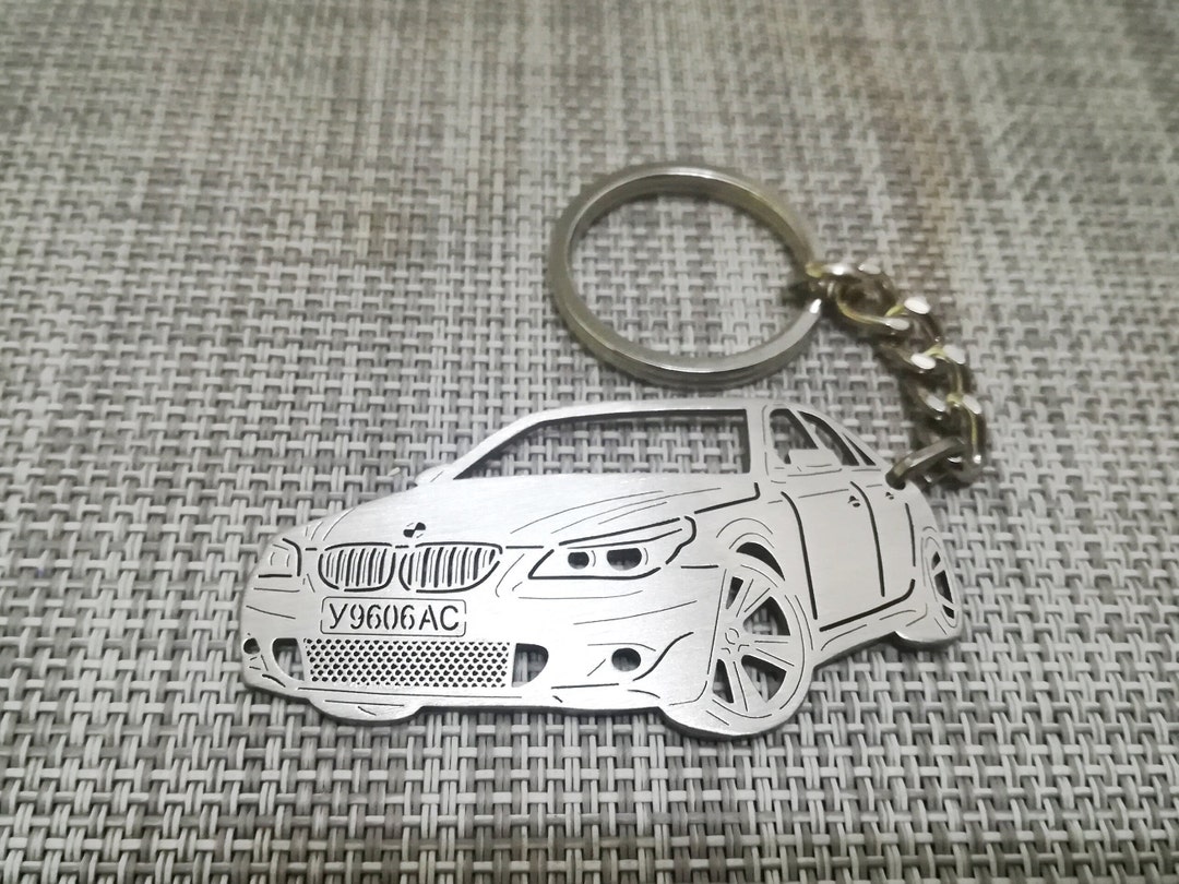E60 2006 Custom Keychain, Personalized Keyring, Stainless Steel ...