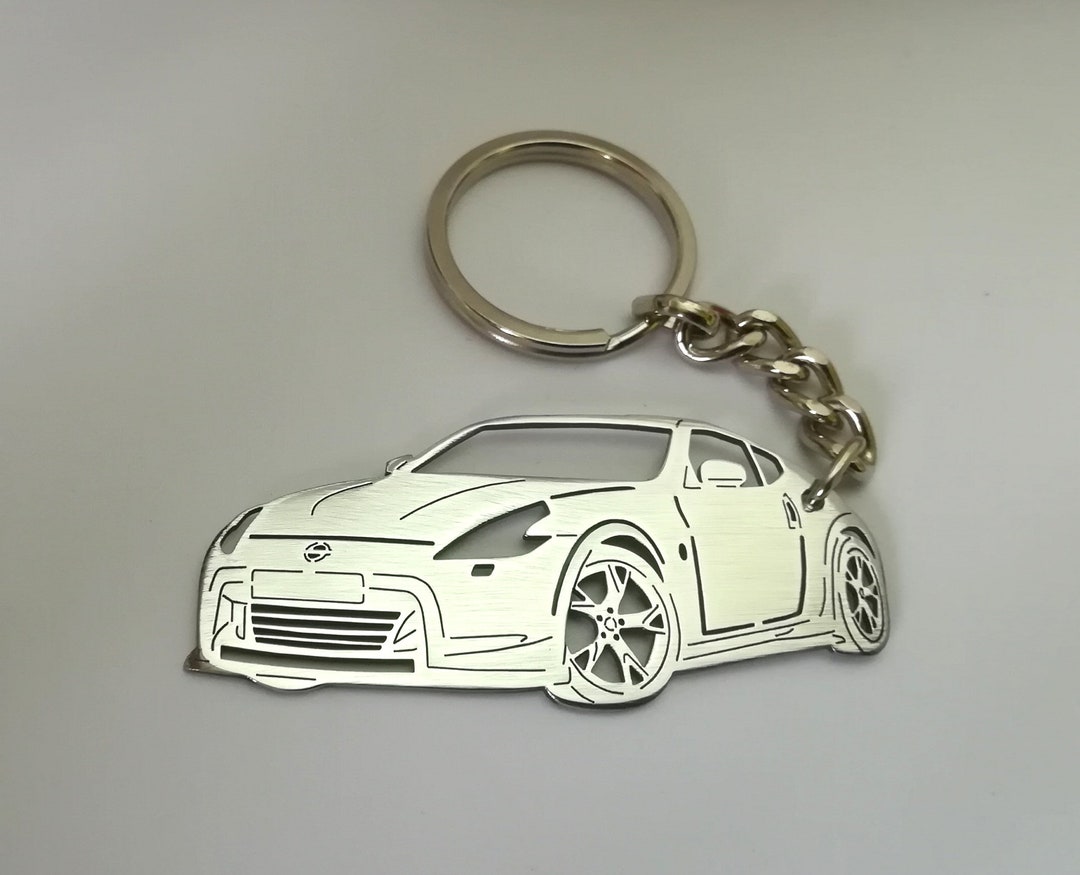 370z Custom Keychain, Personalized Keyring, Stainless Steel Keychain ...
