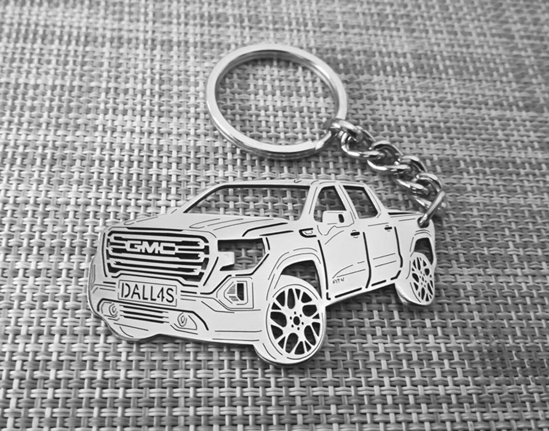 Sierra At4 Custom Keychain, Personalized Keyring, Stainless Steel ...