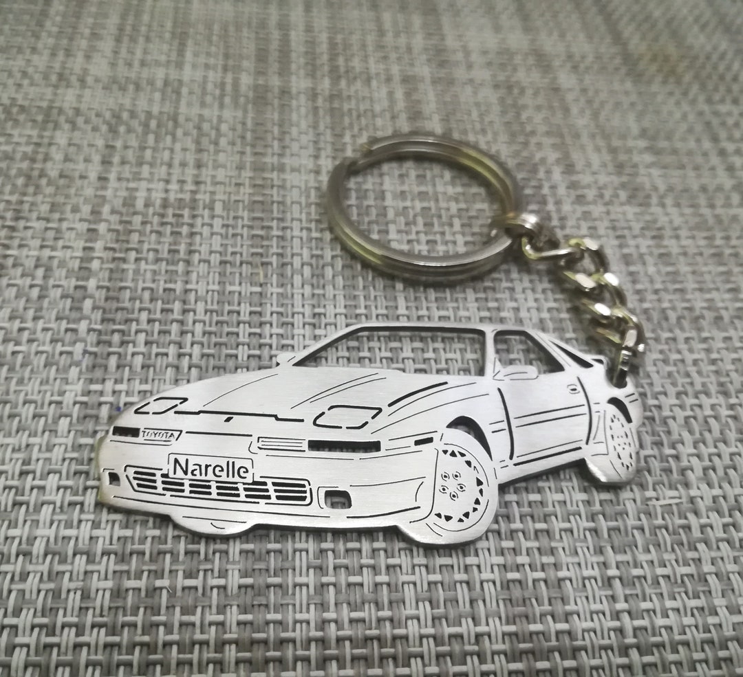 Supra 1990 Custom Keychain, Personalized Keyring, Stainless Steel ...