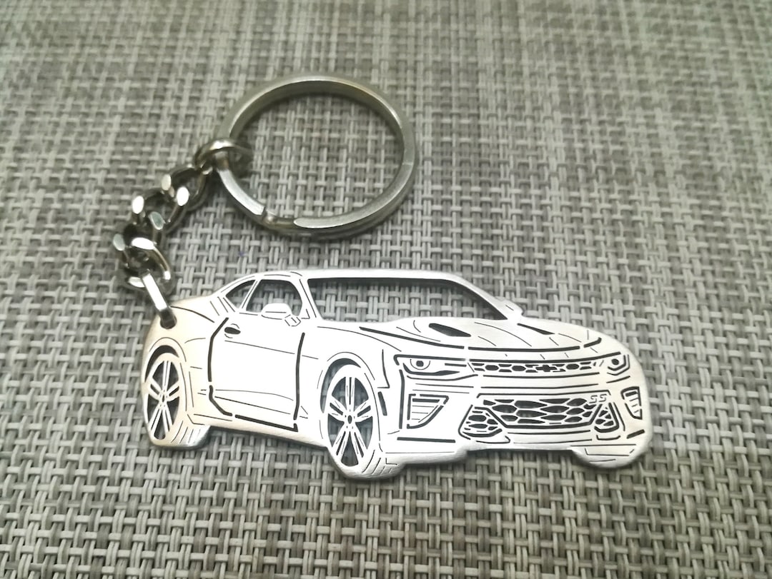 Christmas Gift 2018 Camaro SS Custom Keychain, Personalized Keyring ...