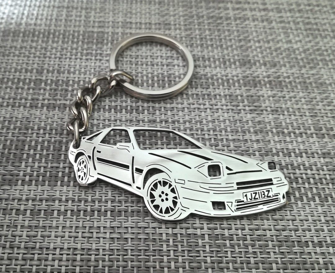 Supra 1987 Custom Keychain, Personalized Keyring, Stainless Steel ...