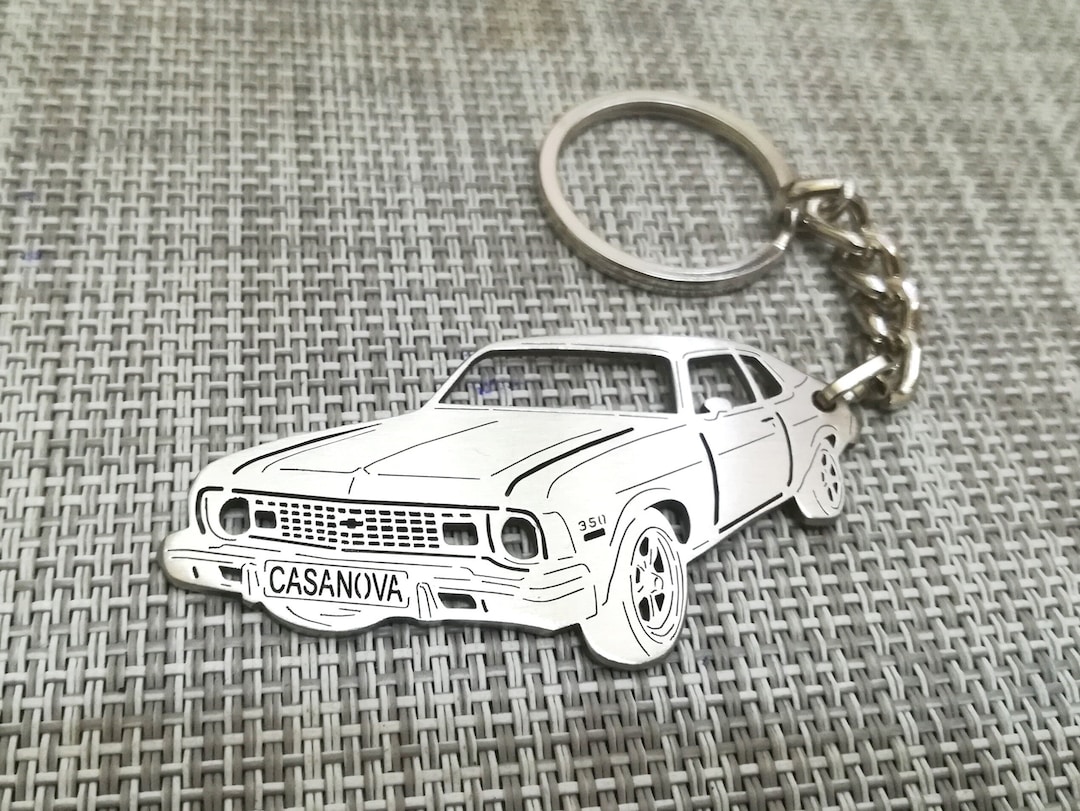 1974 Nova Custom Keychain Personalized Keyring Stainless - Etsy