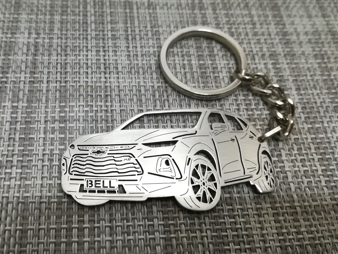 Blazer RS 2020 Custom Keychain, Personalized Keyring, Stainless Steel ...