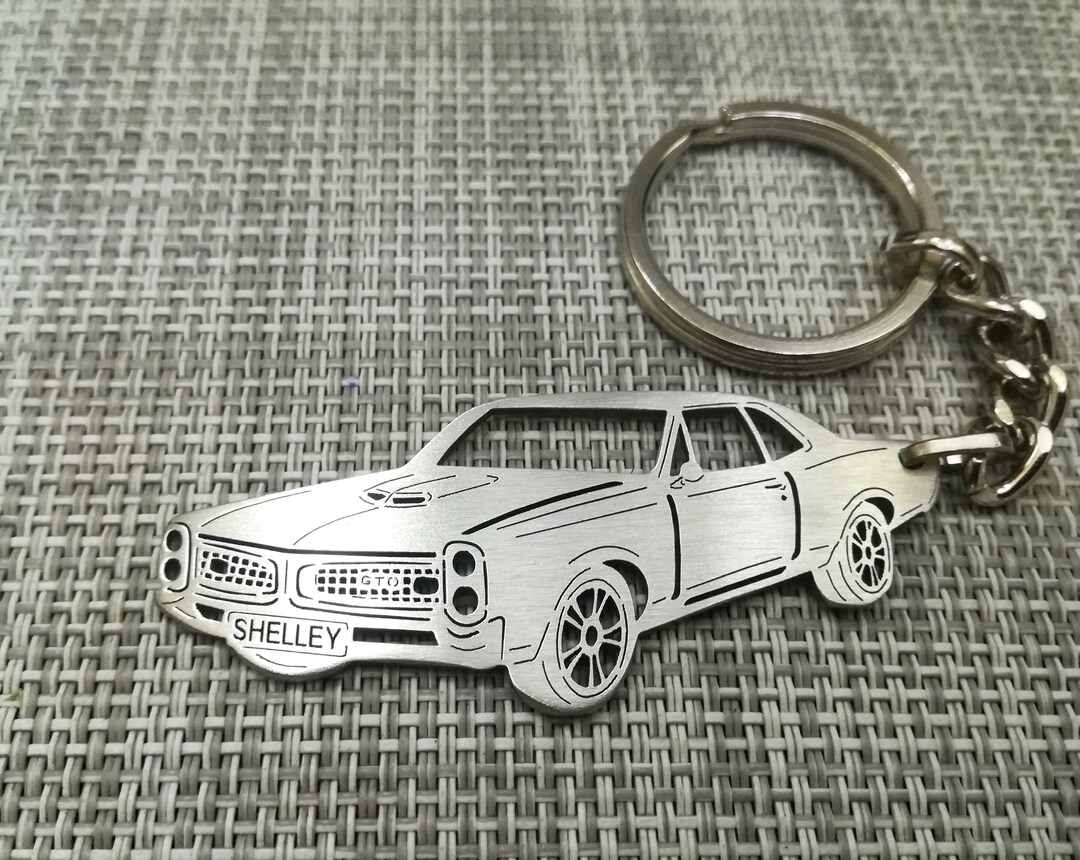 1966 GTO Custom Keychain Personalized Keyring Stainless - Etsy