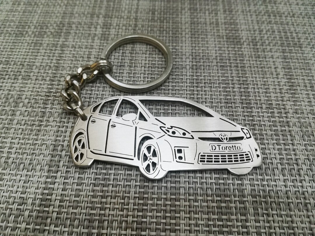 Prius 2010 Custom Keychain, Personalized Keyring, Stainless Steel ...