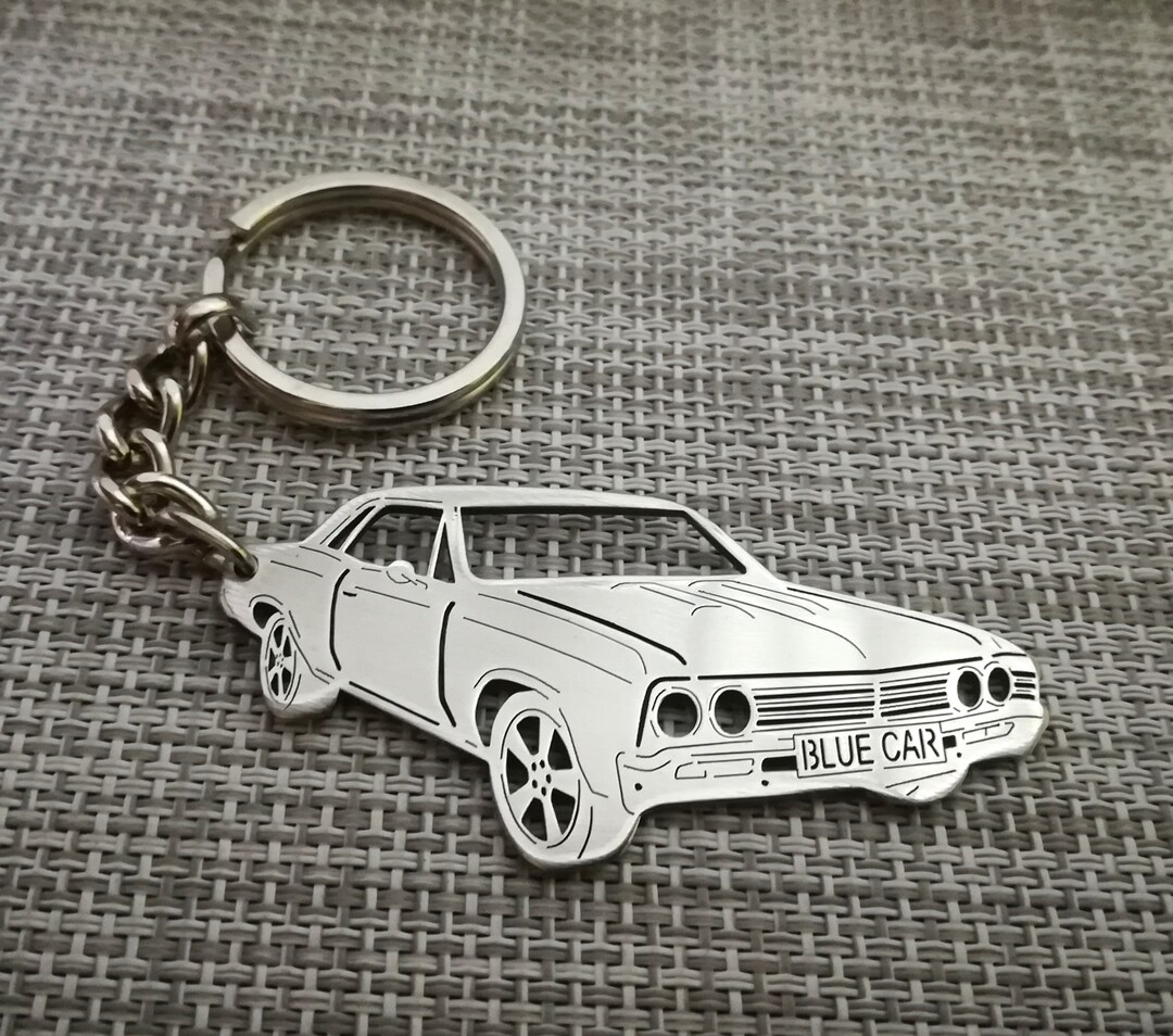 1967 Chevelle Custom Keychain, Personalized Keyring, Stainless Steel ...