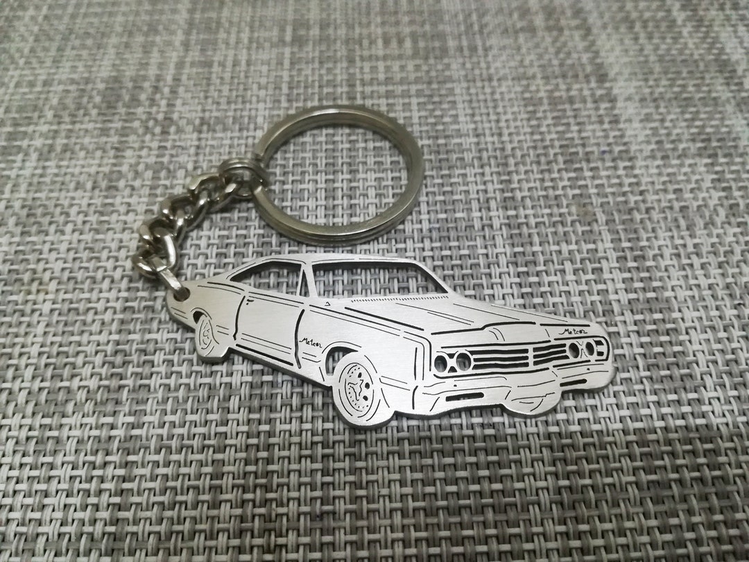Meteor 1967 Custom Keychain, Personalized Keyring, Stainless Steel ...