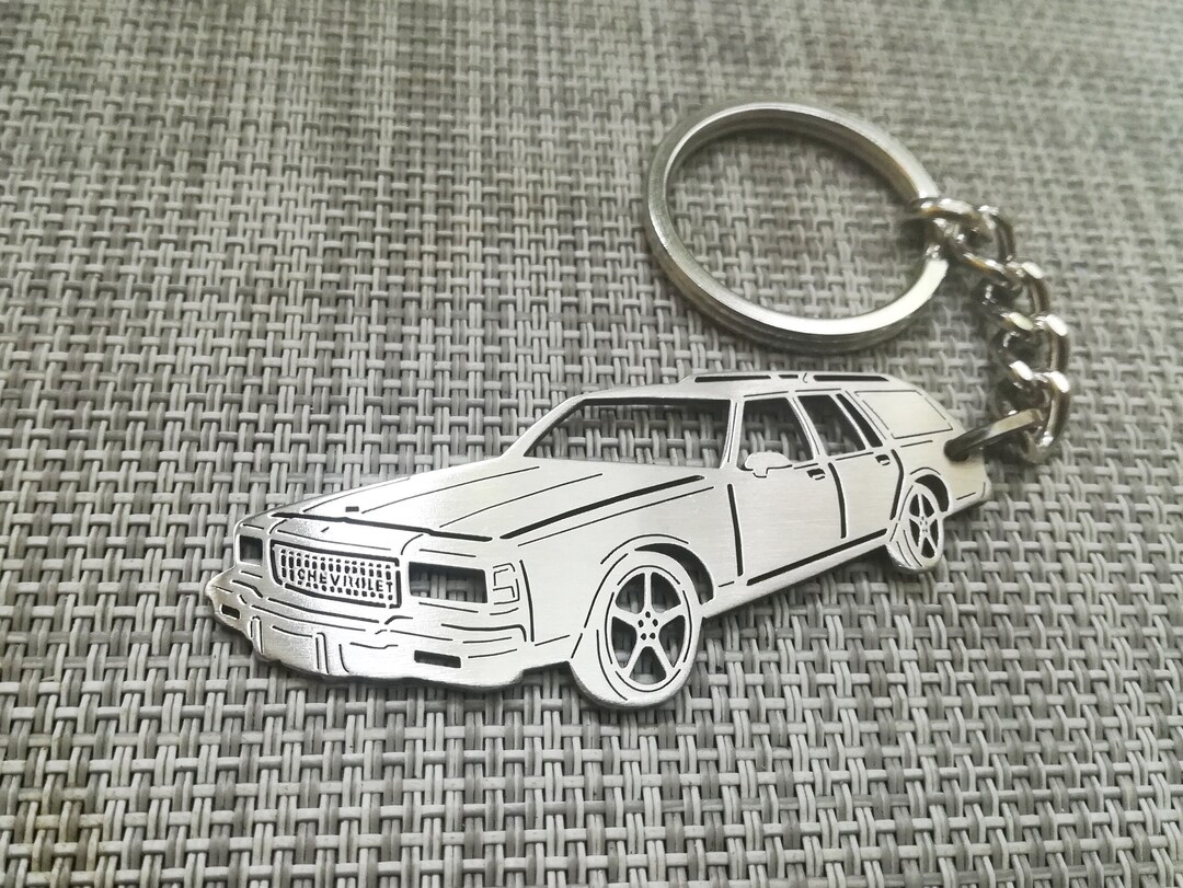 1987 Caprice Station Wagon Custom Keychain, Personalized Keyring ...