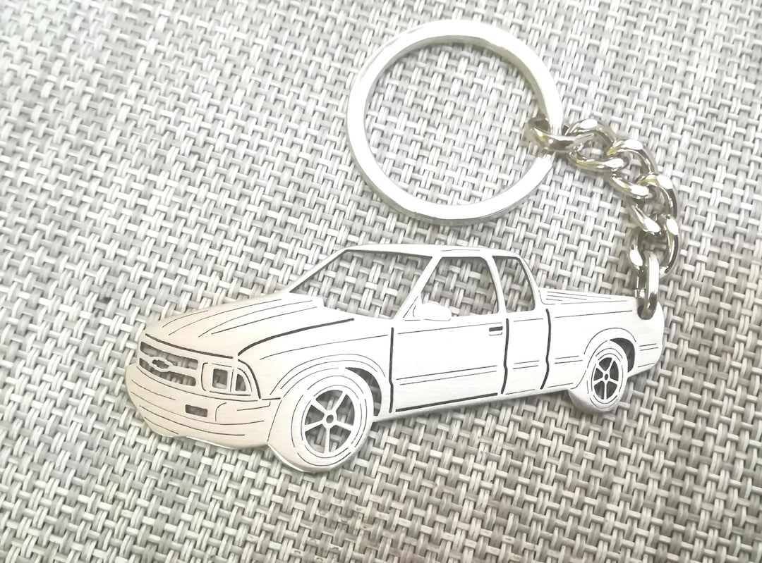 Christmas Gift S10 1986 Extended Cab Custom Keychain, Personalized ...