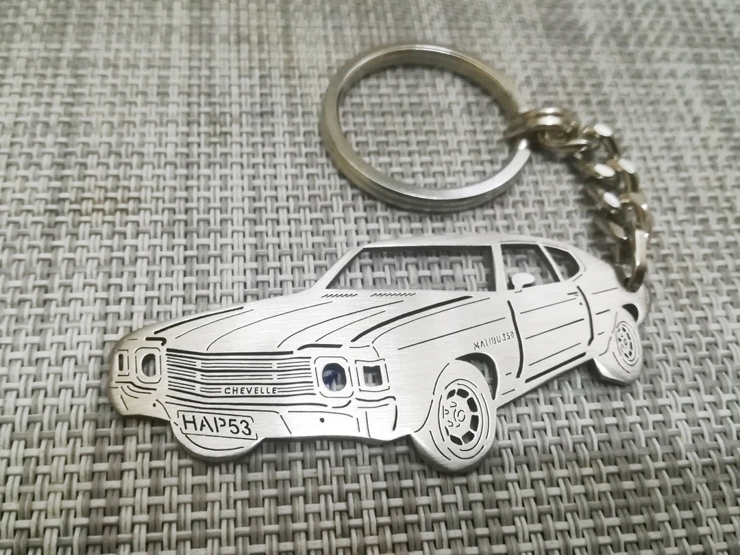 Chevelle Malibu 350 1972 Custom Keychain Personalized - Etsy
