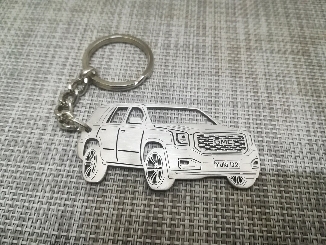 Yukon Denali 2018 Custom Keychain, Personalized Keyring, Stainless ...