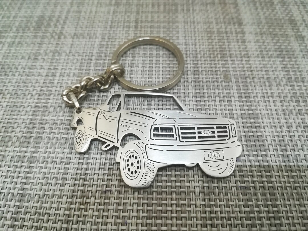 F250 1997 Custom Keychain, Personalized Keyring, Stainless Steel ...