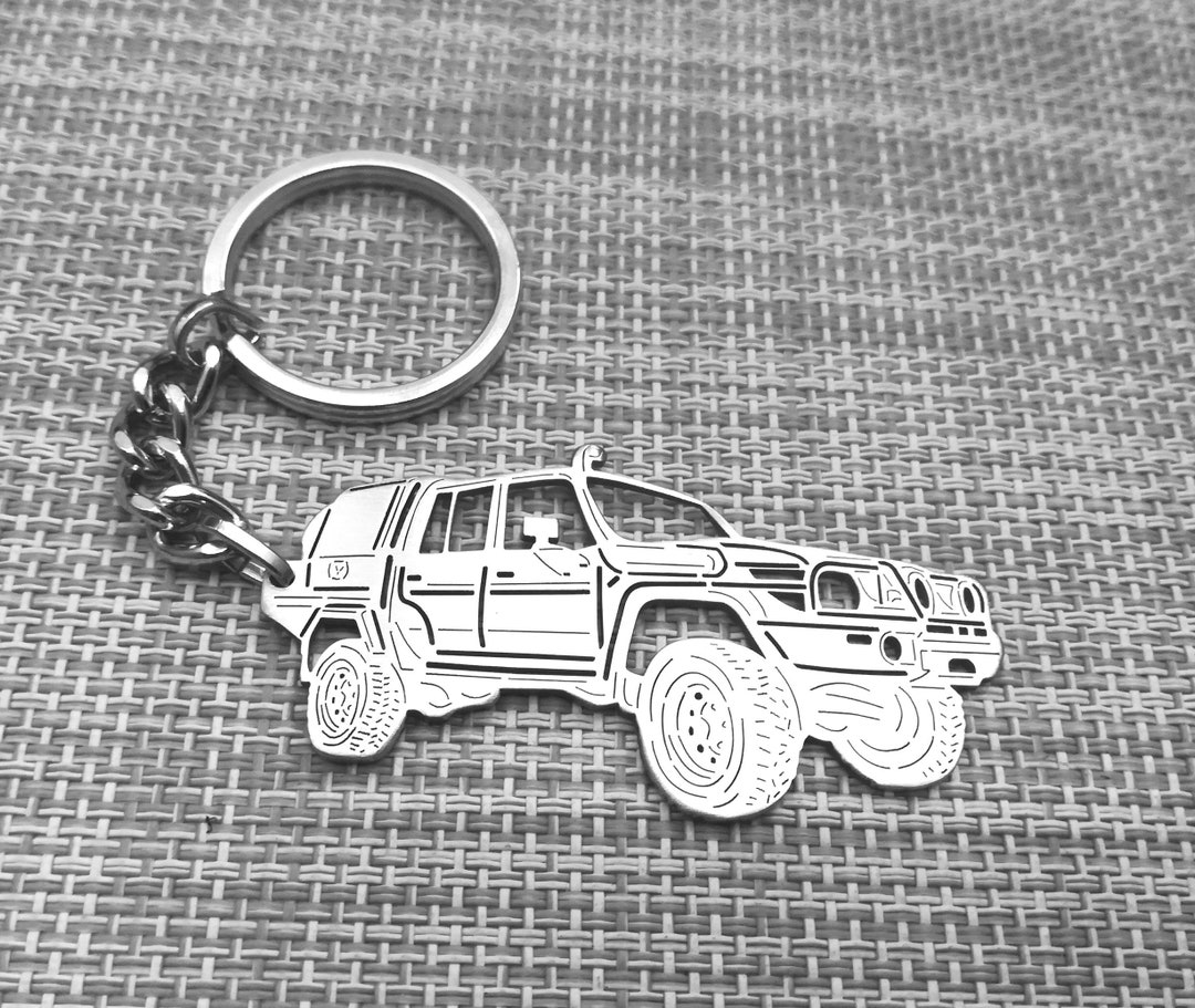 2020 Landcruiser 79 Series Dual Cab GXL Custom Keychain, Personalized ...