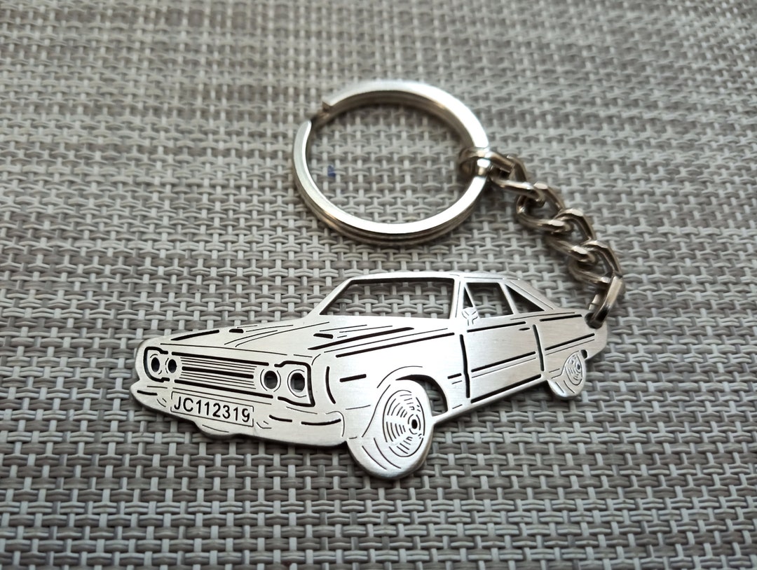 1967 GTX Hard Top Custom Keychain, Personalized Keyring, Stainless ...