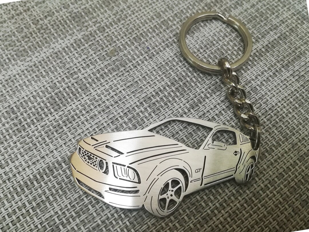 Mustang GT 2005 Custom Keychain Personalized Keyring - Etsy Canada