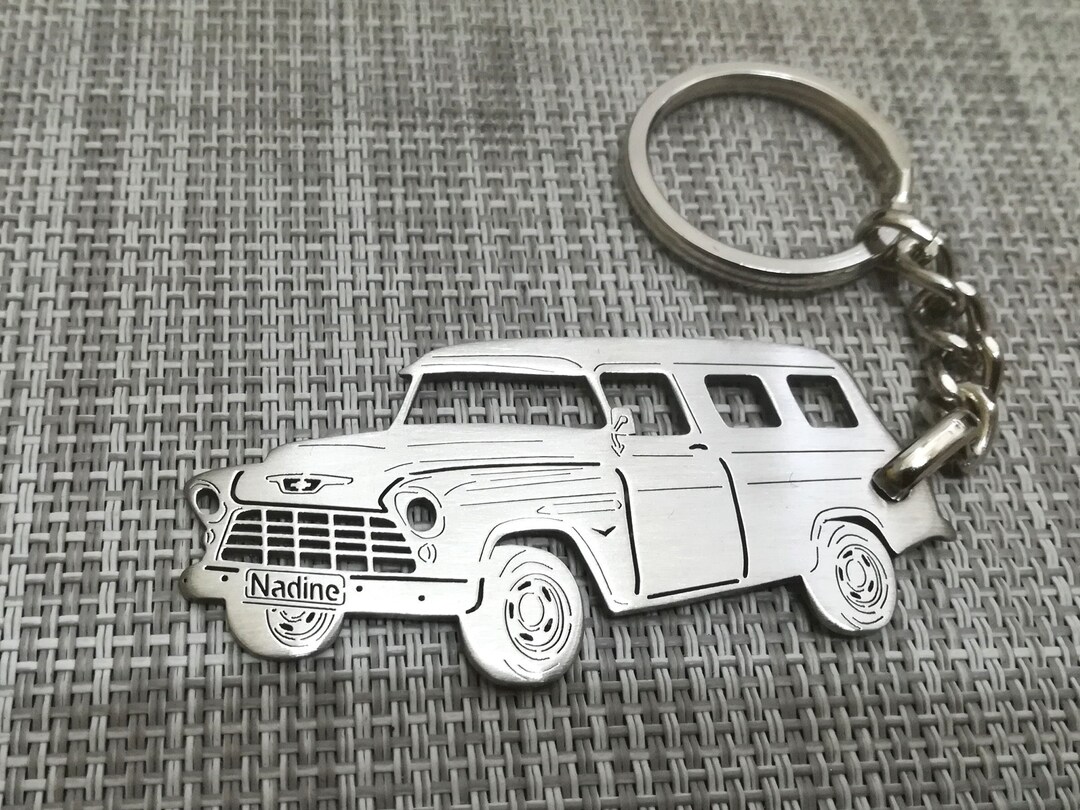 1955 Panel Truck Custom Keychain Personalized Keyring - Etsy
