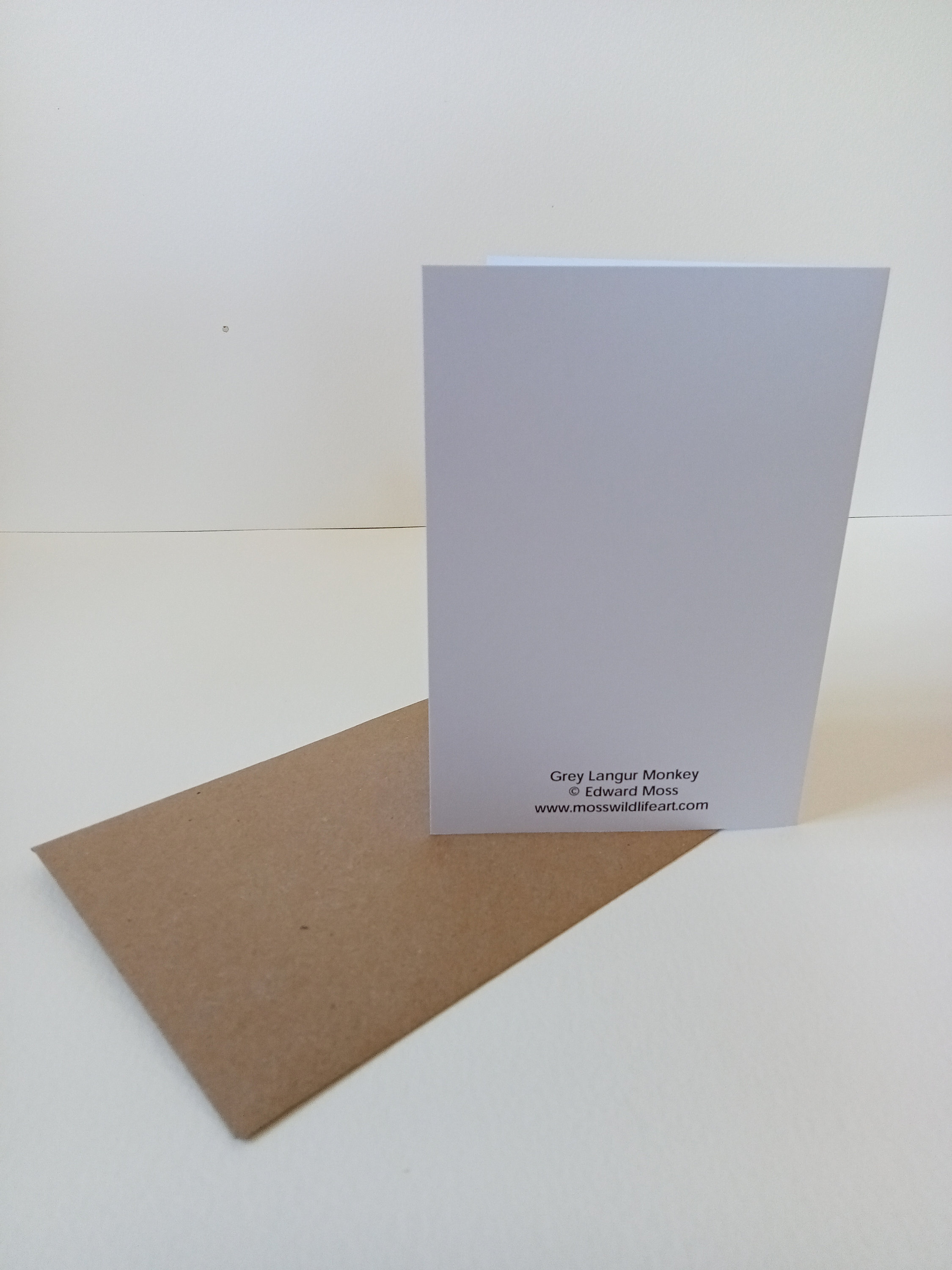 Grey Langur Monkey Primate Card Monkey Card Mammal Cards - Etsy