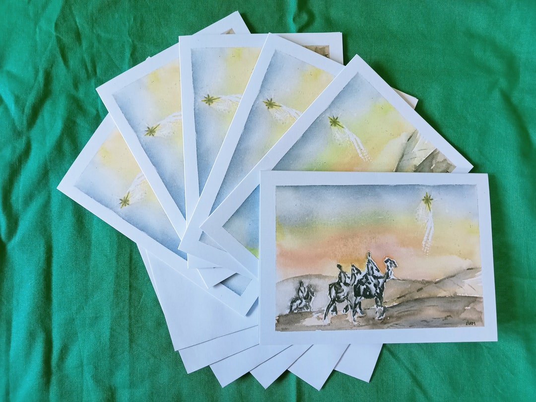 Three Wise Men Christmas Cards the Three Kings Greetings - Etsy UK
