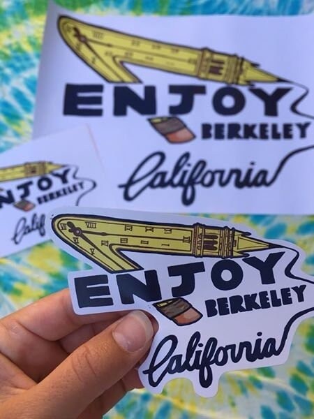 Enjoy Berkeley Sticker - Etsy