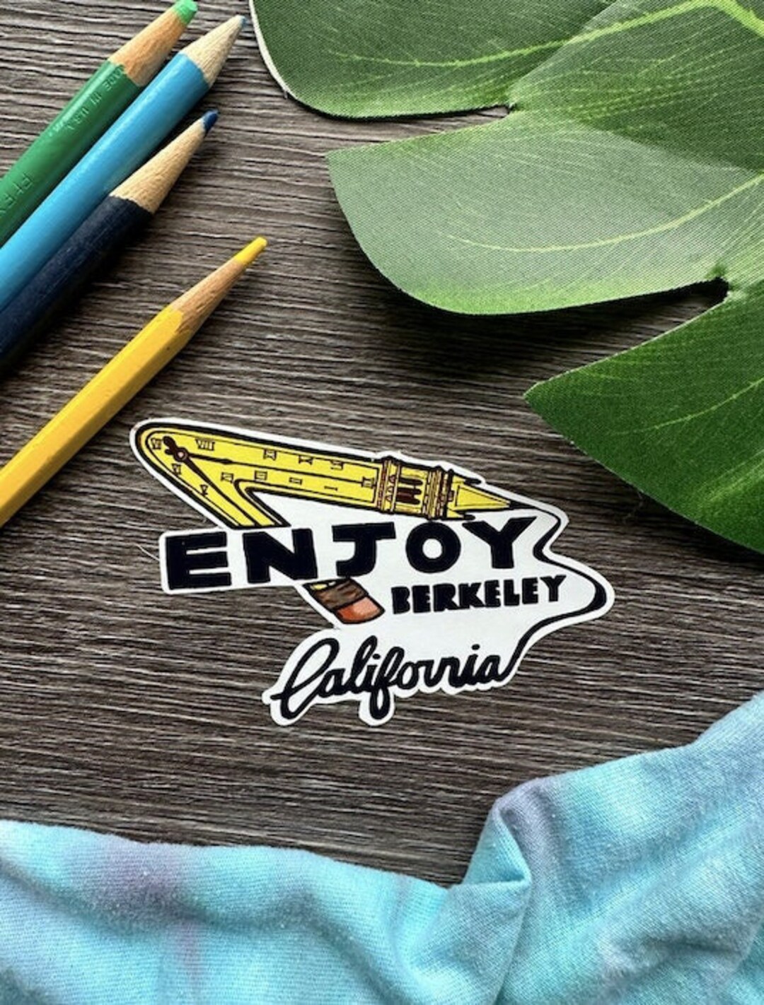 Enjoy Berkeley Sticker - Etsy