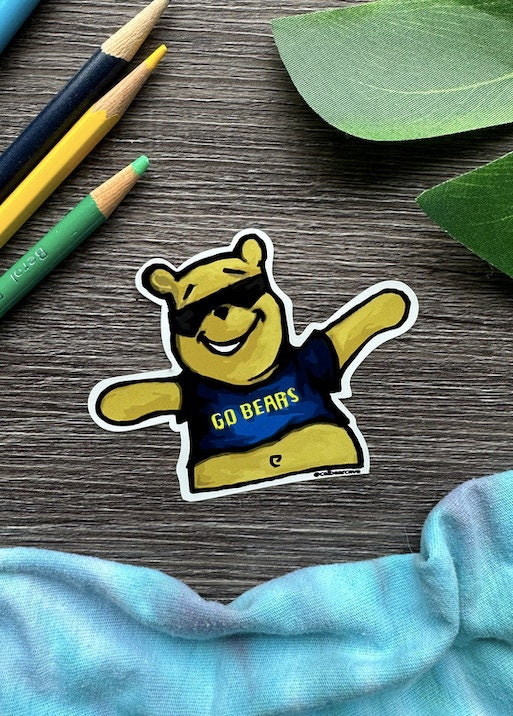 Go Bears Berkeley Sticker - Etsy