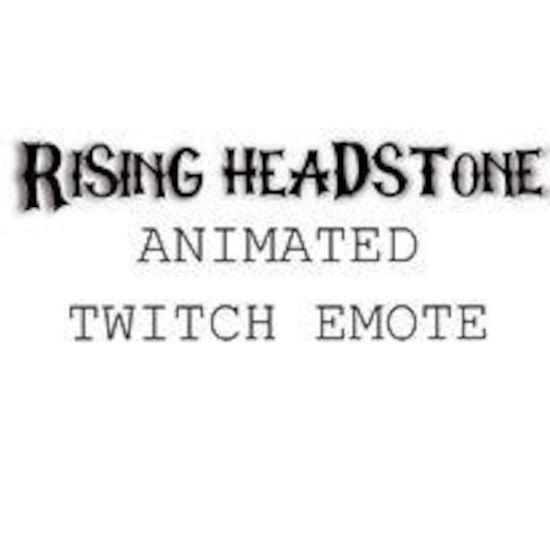 TWITCH EMOTE *rising Headstone* Animated Twitch Emote - Etsy