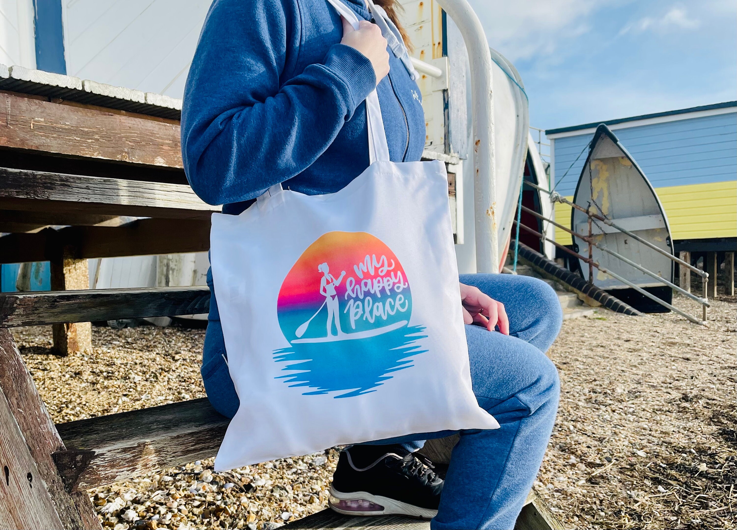 Paddle Board Tote Bag Stand up Paddle Boarder Bag Paddle - Etsy