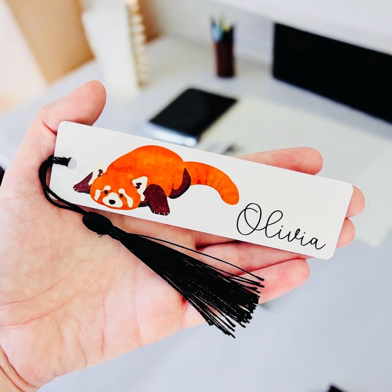 Panda Bookmark - Etsy