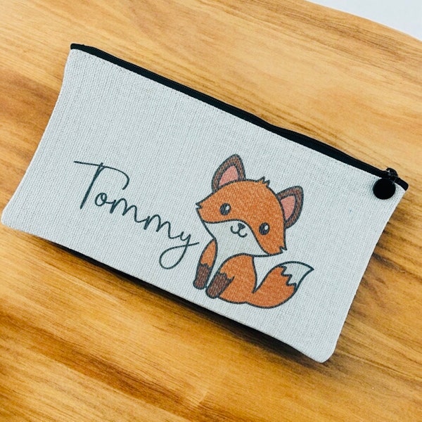 Fox Pencil Case - Etsy
