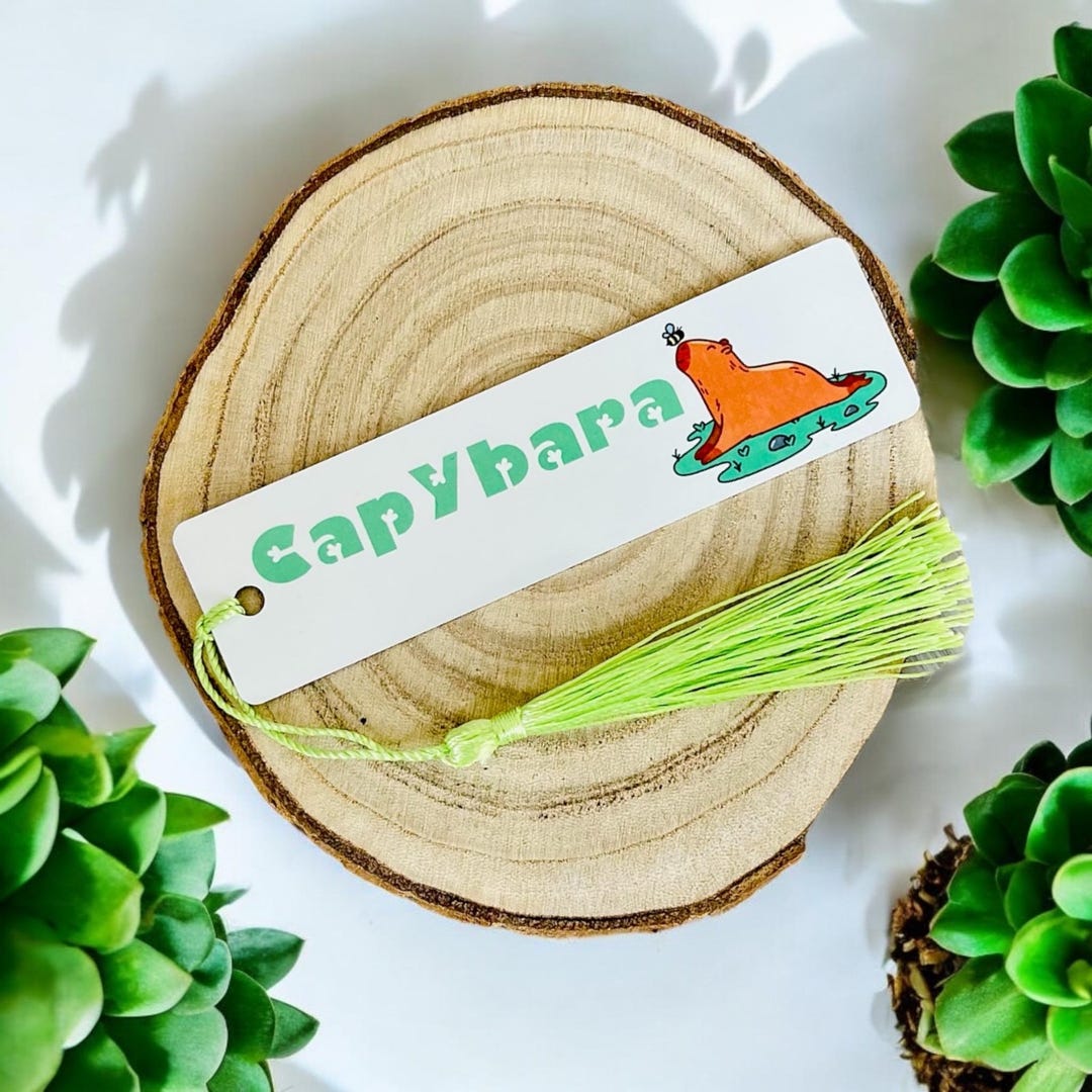 Capybara Personalised Name Capybara Gift Capybara Bookmark Capybara ...