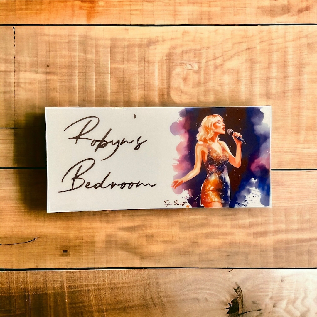 Taylor Swift Inspired Personalised Name Taylor Swift Door Sign Taylor ...