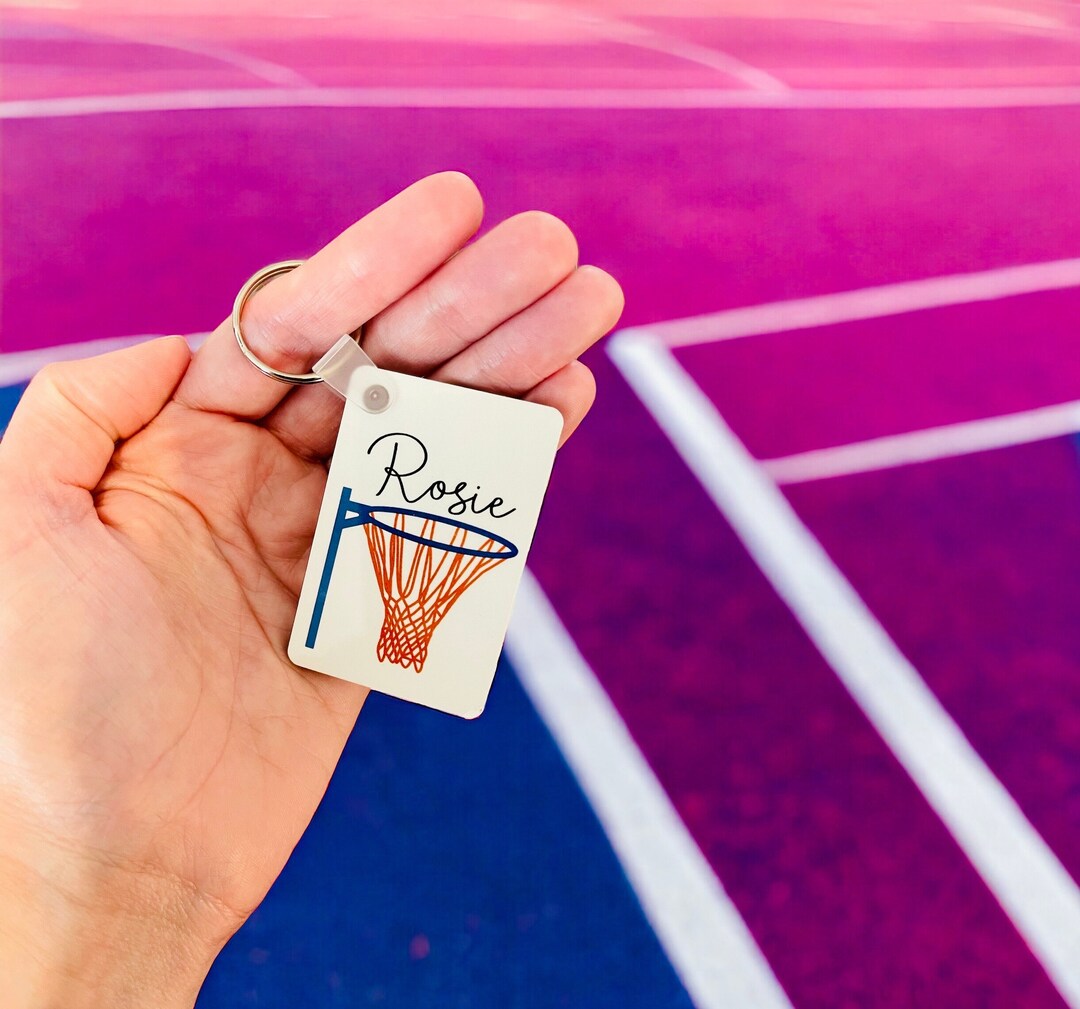 Netball , Personalised Name Netball Gift , Netball Present , Netball ...