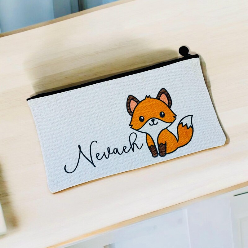 Fox Pencil Case - Etsy
